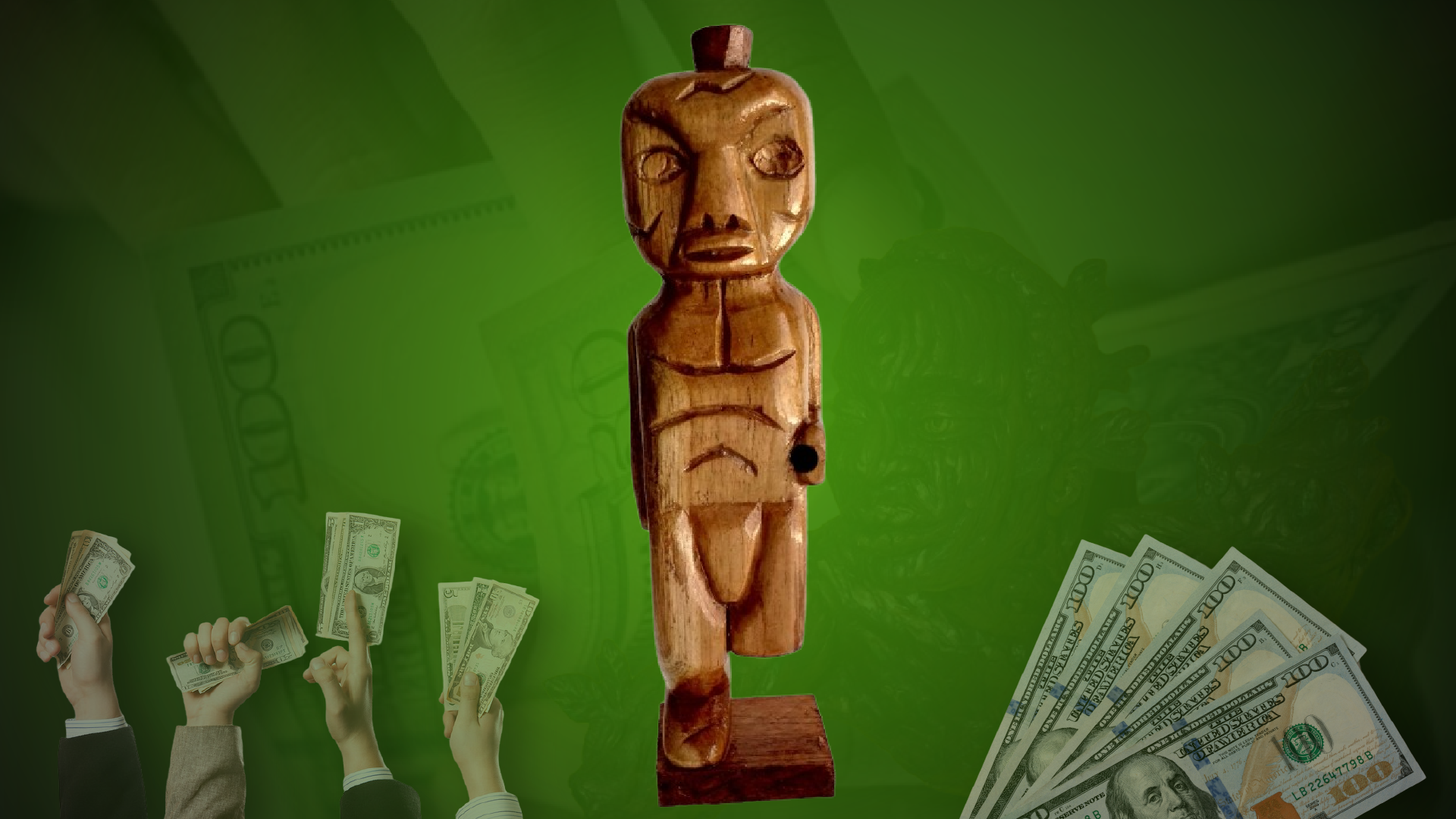 Obras al pie de Osain para el dinero – Osain